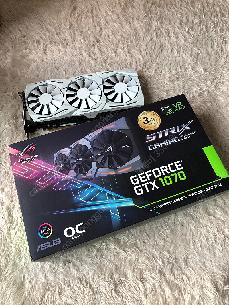 asus rog strix gtx1070 그래픽카드 | CPU/메인보드 | 중고나라