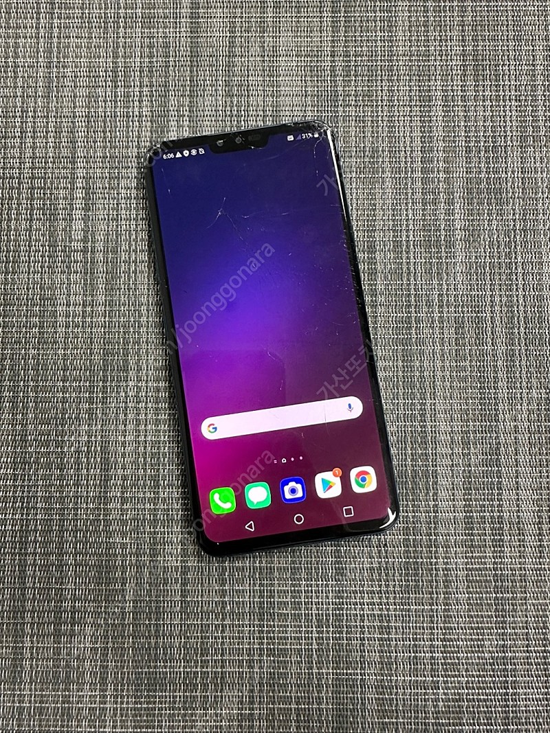 LG V40 128기가 블루 액정파손 기능정상 5만원 ... | 스마트폰 | 중고나라