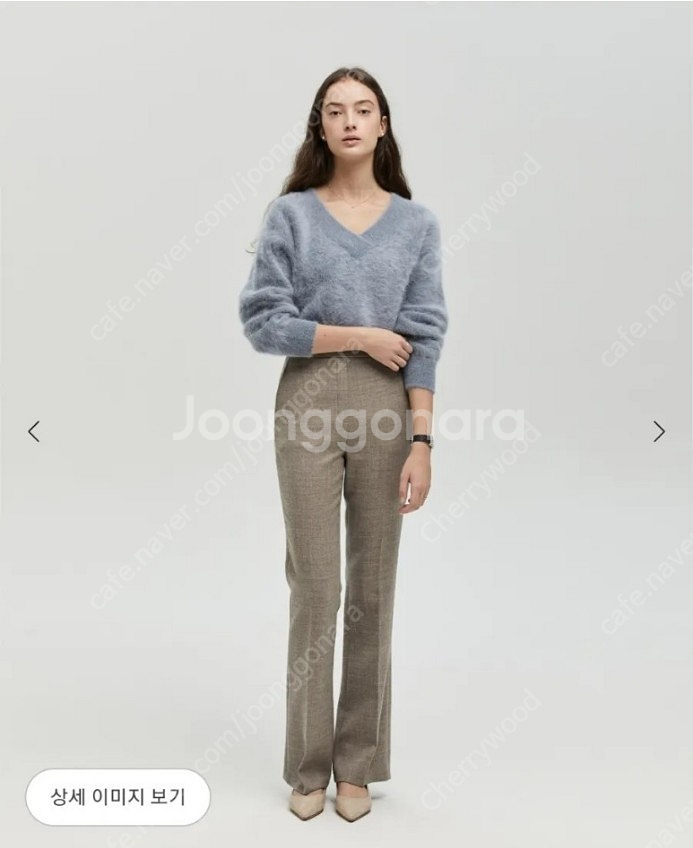 시에 Sie 울 베러 클라쎄 팬츠 22fw 블랙 M 여성의류 중고나라