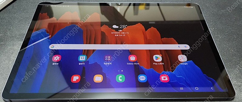 삼성 갤럭시 탭S7+ 블랙 256G LTE 모델팝니다 | 태블릿PC | 중고나라