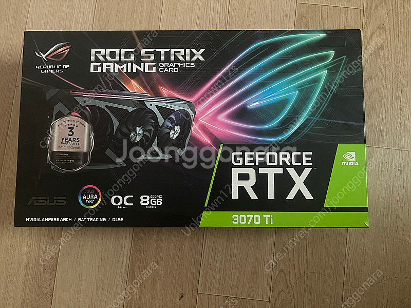 Asus rog rtx 3070ti | CPU/메인보드 | 중고나라