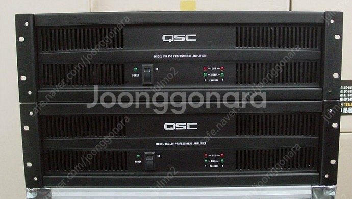 QSC 파워앰프 ISA450 (425W x 2) 팝니다... | 중고나라 카페에서 운영하는 공식 사이트