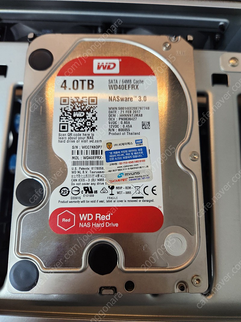 WD RED 4TB NAS HDD WD40EFRX 3개 | HDD/SSD/ODD | 중고나라
