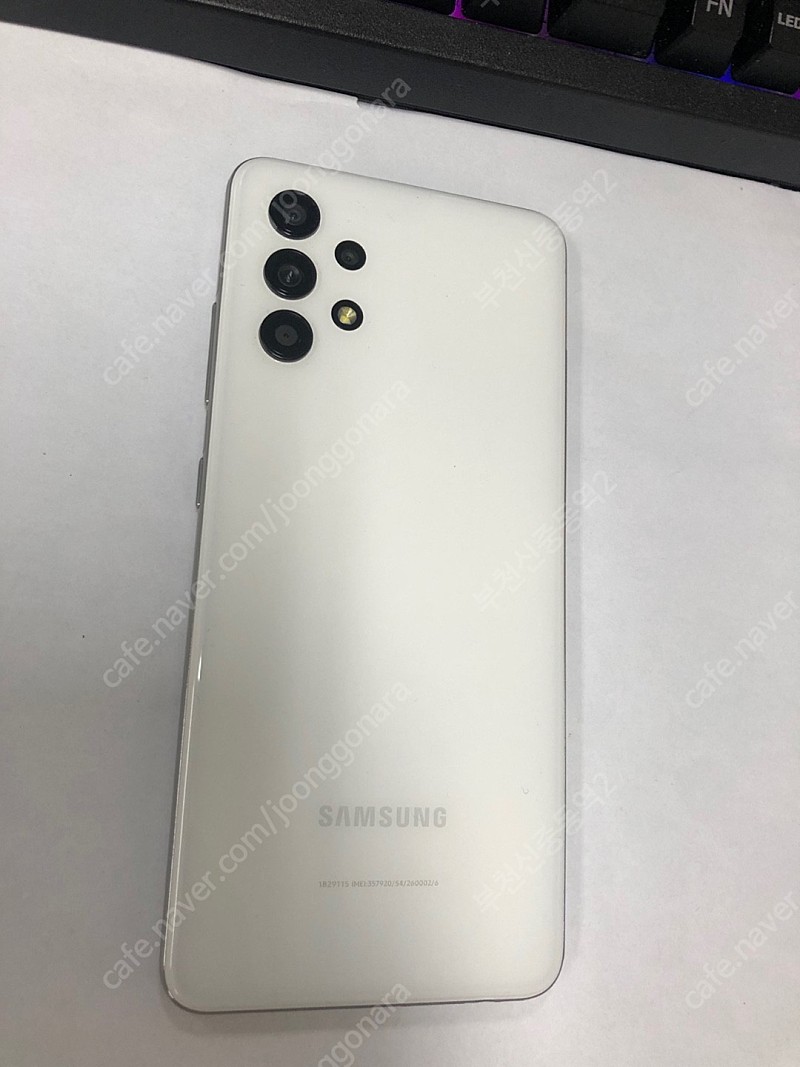 177648 SK 갤럭시A32 화이트 외관 AA급 64... | 삼성 | 중고나라