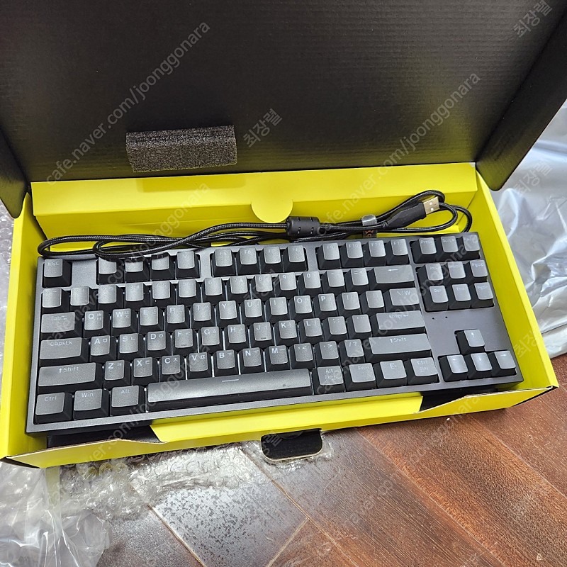 COX(콕스) CK87 게이트론 LED 게이밍 기계식 ... | 키보드/마우스/스피커 | 중고나라