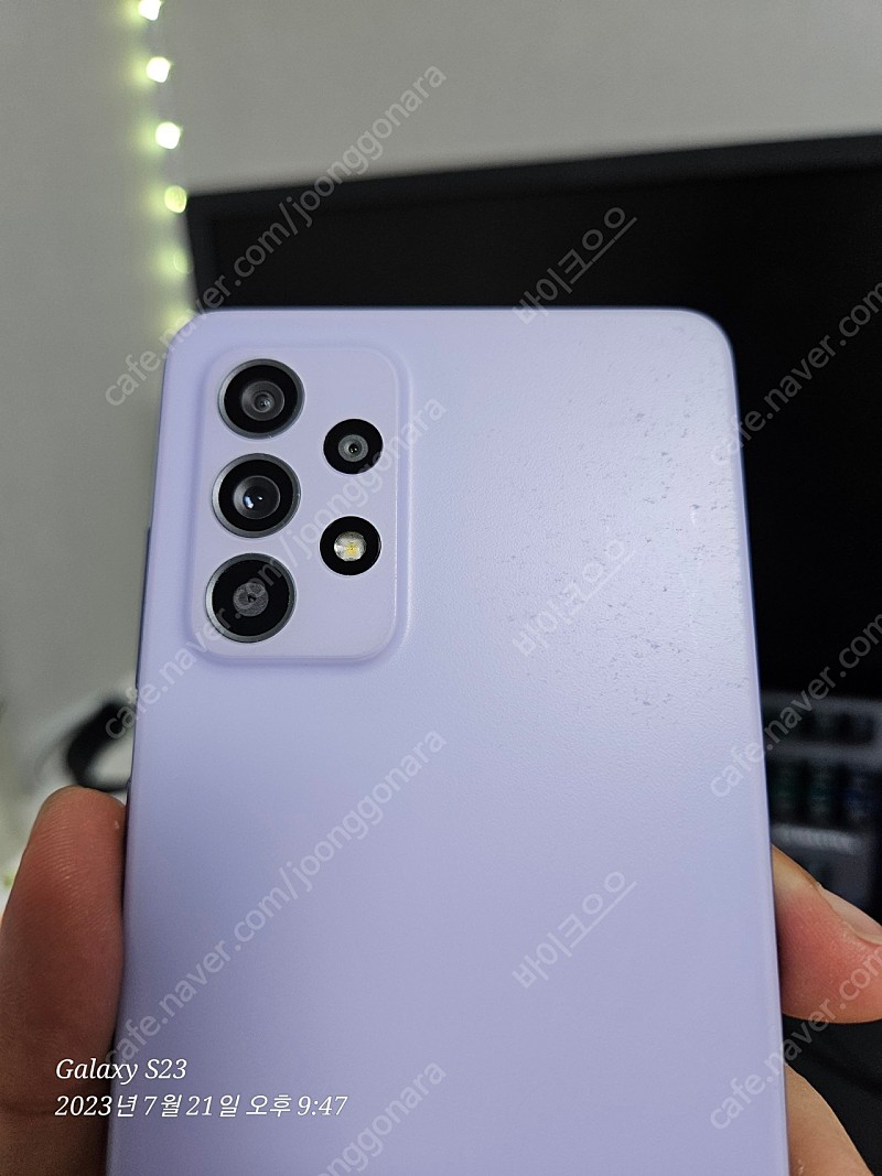 A52S 퍼플 가성비최강폰 판매합니다 | 스마트폰 | 중고나라