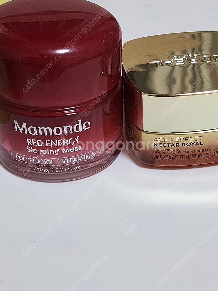 마몽드레드에너지ㅡ대용량 수분크림또는마스크ㅡ로레알 넥타로 스킨케어 중고나라