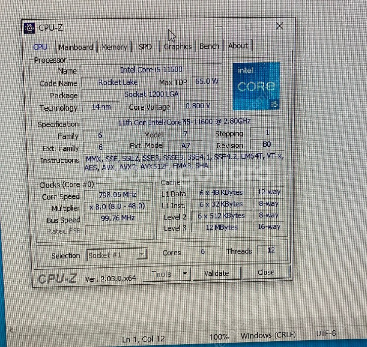 i5-11600 | CPU/메인보드 | 중고나라