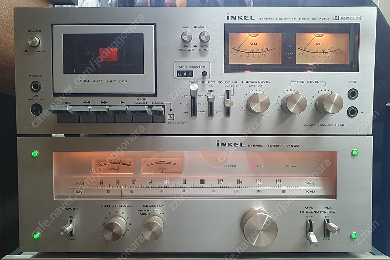 인켈튜너 TK-600 그리고 데크 CK-7700 | 오디오/홈시어터 | 중고나라