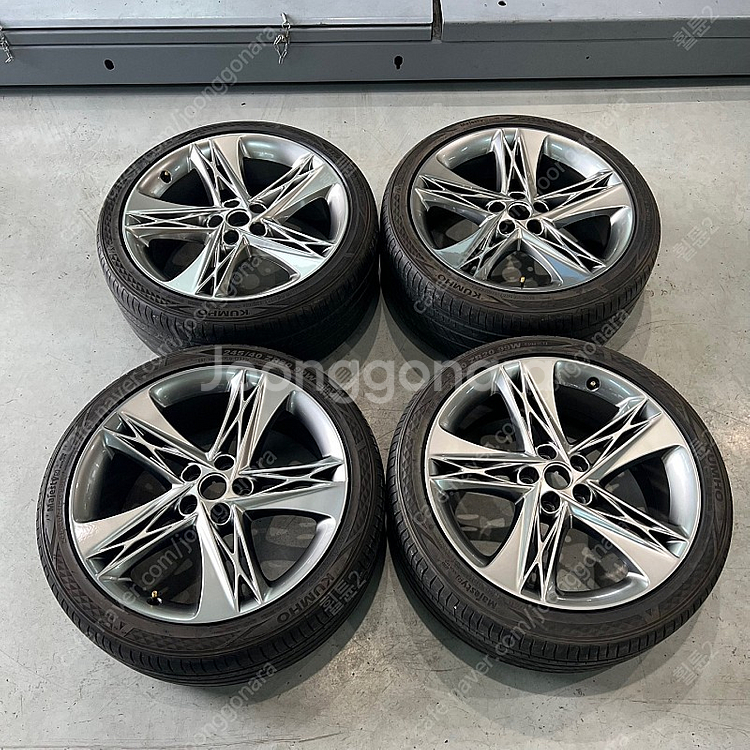 신형 제네시스g90 Rs4 20인치 스퍼터링 휠타이어 휠 타이어 중고나라