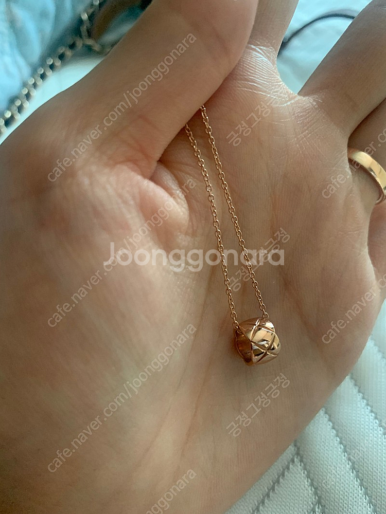 코코크러쉬 14k목걸이 샤넬 중량 한돈37g 순금골드바돌반지 중고나라