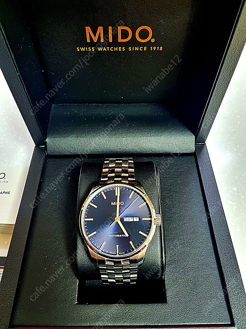 MIDO 미도 남성 메탈시계 벨루나 청판 오토메틱 급매... | 여성용시계 | 중고나라