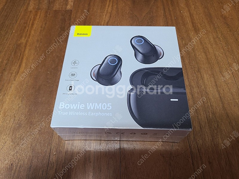 [미개봉] 베이스어스 WM05 블루투스 무선 이어폰 | 케이스/거치대/보호필름 | 중고나라