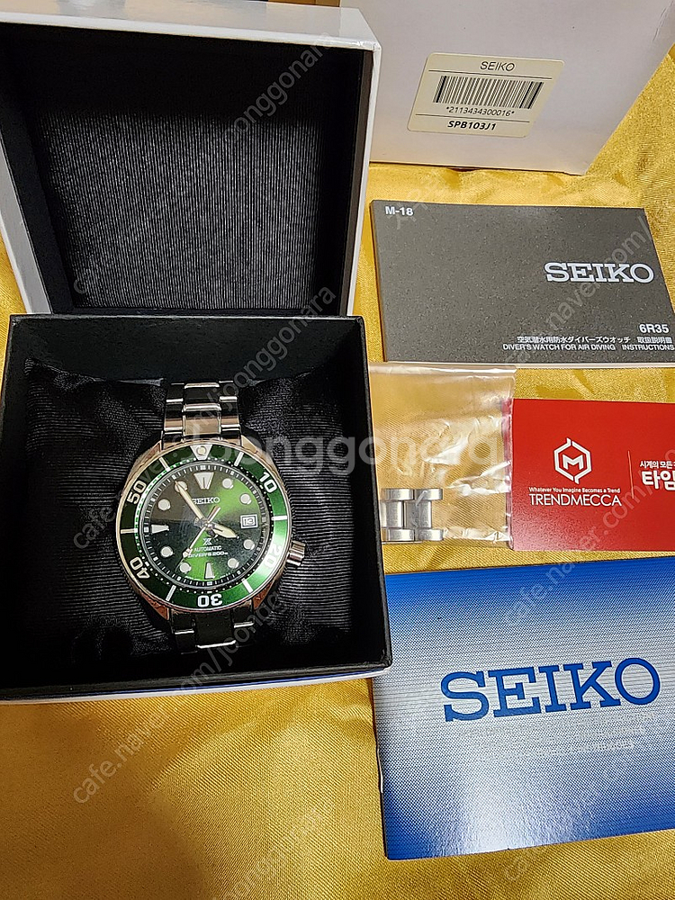 세이코 SEIKO 그린스모 오토SPB103J1[정품] | 남성용시계 | 중고나라