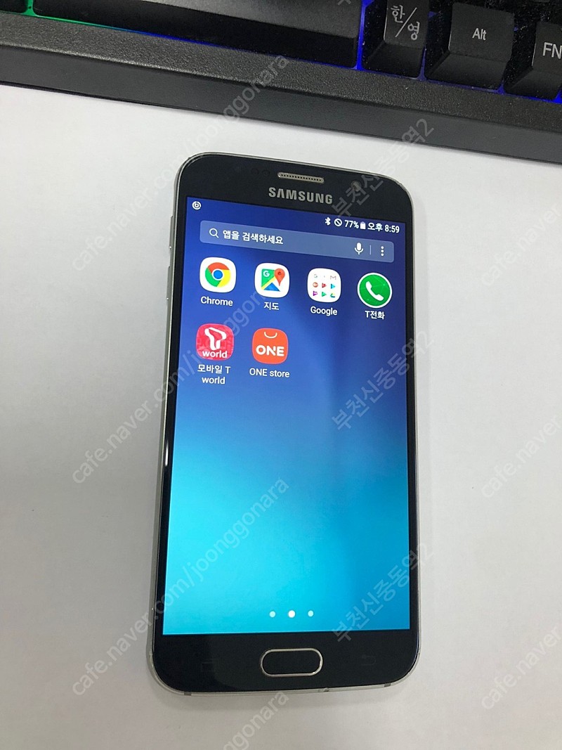 003878 SK 갤럭시S6 블랙 32GB 무잔상 가벼... | 삼성 | 중고나라