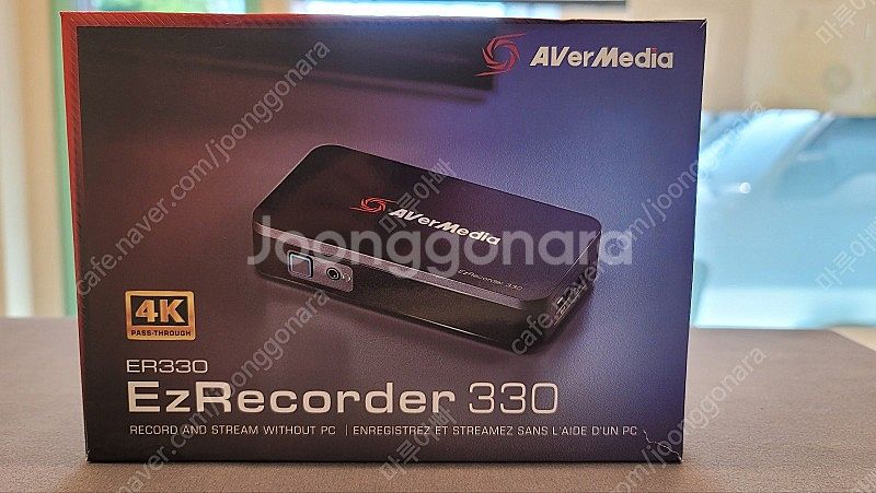 에버미디어 외장형 캡쳐보드 ER330 팝니다. | 중고나라 카페에서 운영하는 공식 사이트