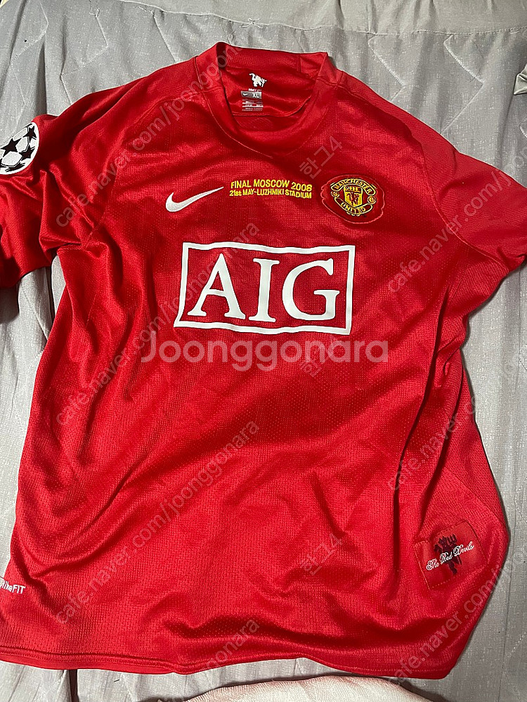 07-08 맨유 챔스 결승 호날두 유니폼 팝니다(oem... | 축구의류/축구화 | 중고나라