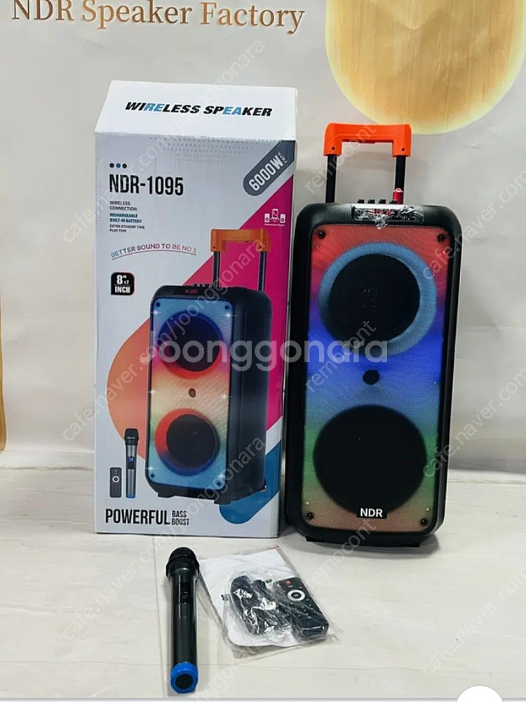 NDR-1095 파티박스(버스킹) 블루투스스피커 팝니다 | 오디오/홈시어터 | 중고나라