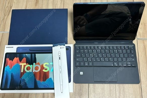 갤럭시탭S7 wifi 512기가(네이비 모나미텐, 정품... | 태블릿PC | 중고나라