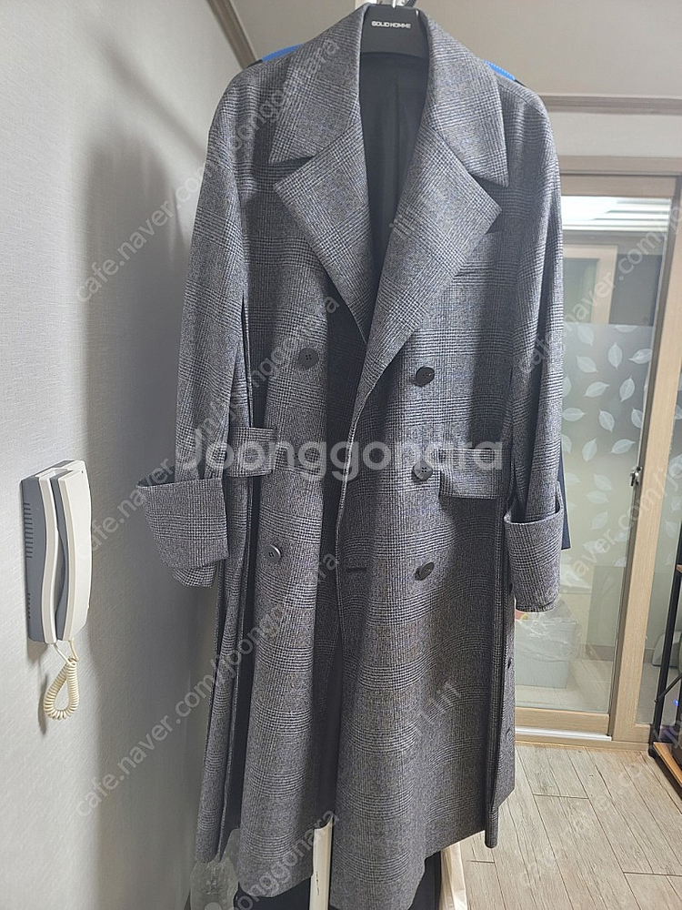 [48]우영미 19fw 메인체크 턴업코트 | 기타 수입명품 | 중고나라