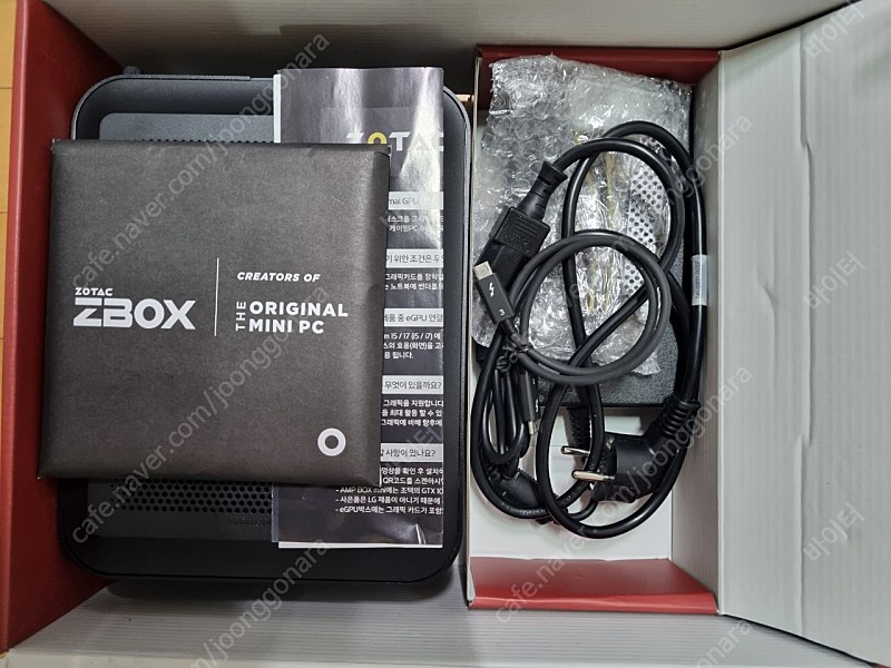 조탁 eGPU ZOTAC AMP BOX MINI BOX... | CPU/메인보드 | 중고나라