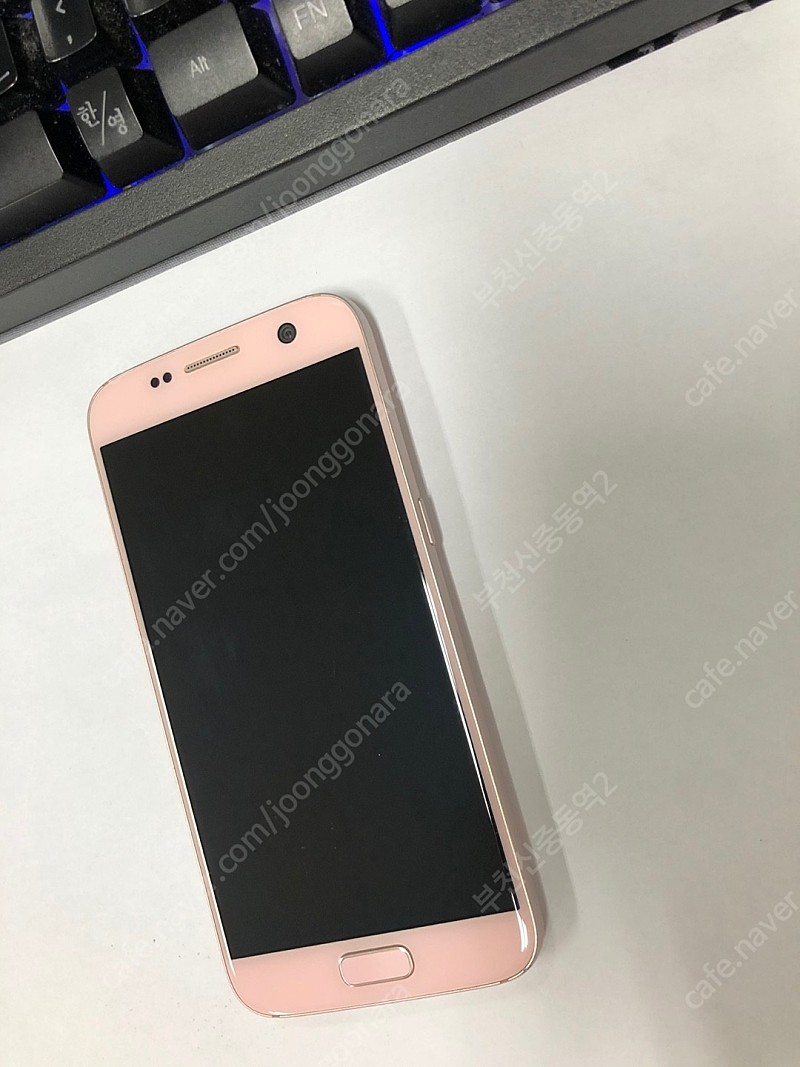 176636 SK 갤럭시S7 핑크블로썸 외관깔끔함 32... | 삼성 | 중고나라