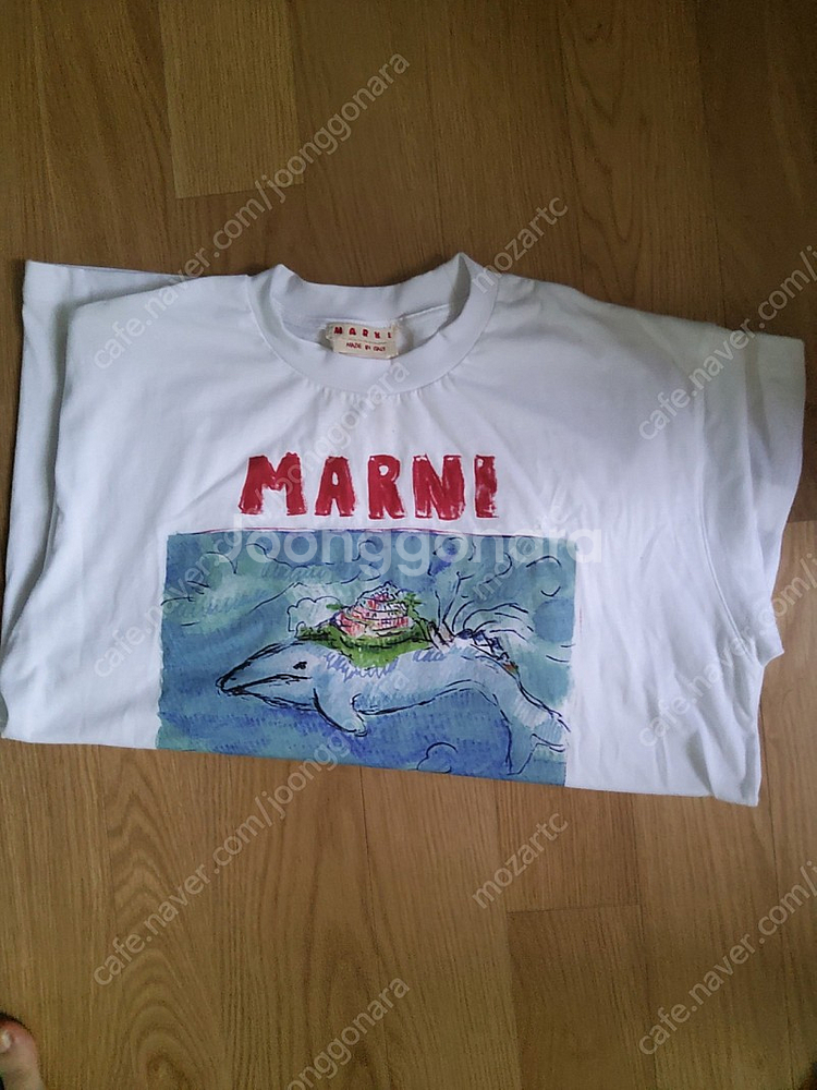 Marni 마르니 프린트 코튼 반팔 티셔츠새상품 기타 수입명품 중고나라