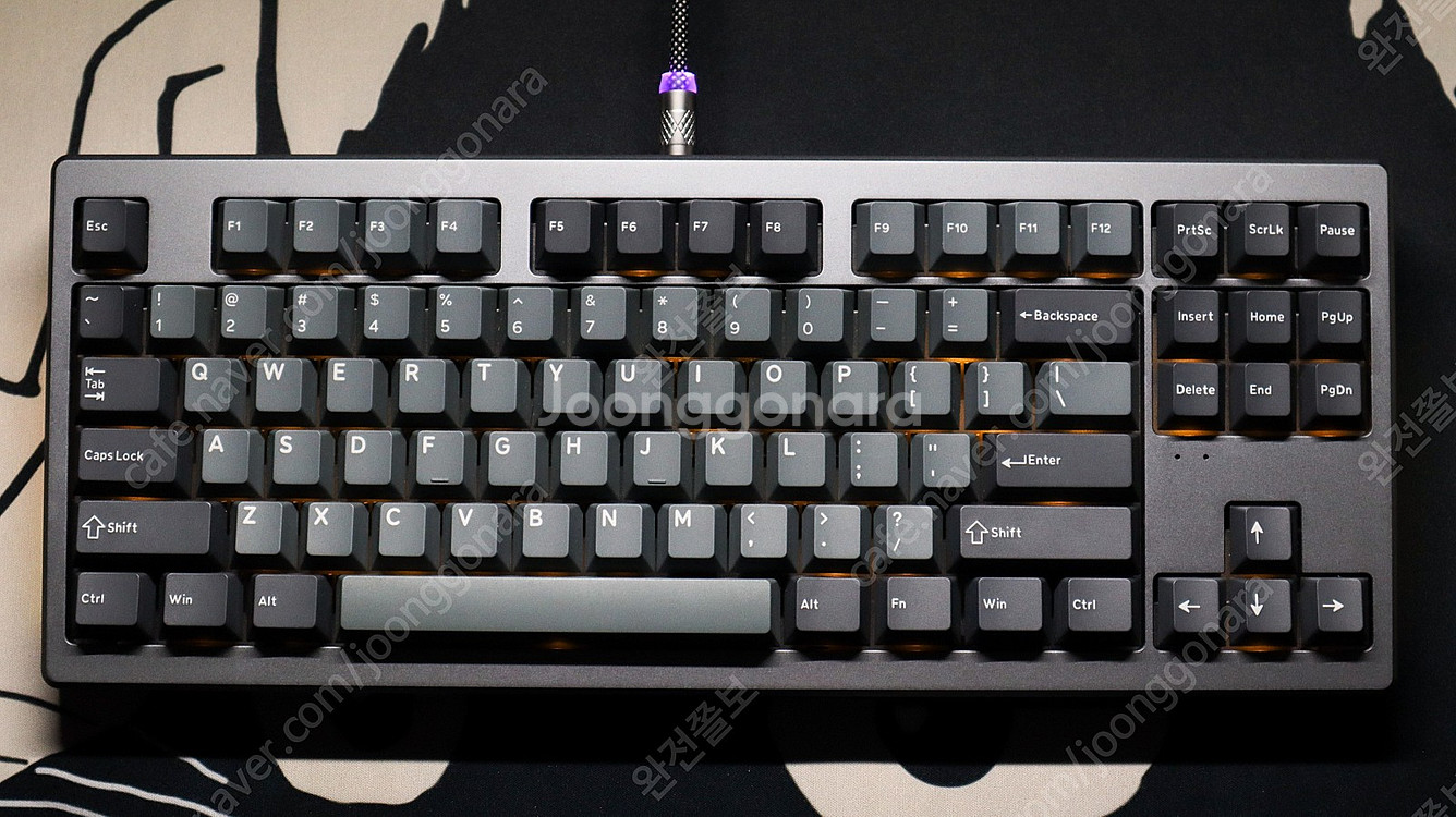 ar87 다크그레이 유성백축 풀윤활 판매합니다. | 키보드/마우스/스피커 | 중고나라