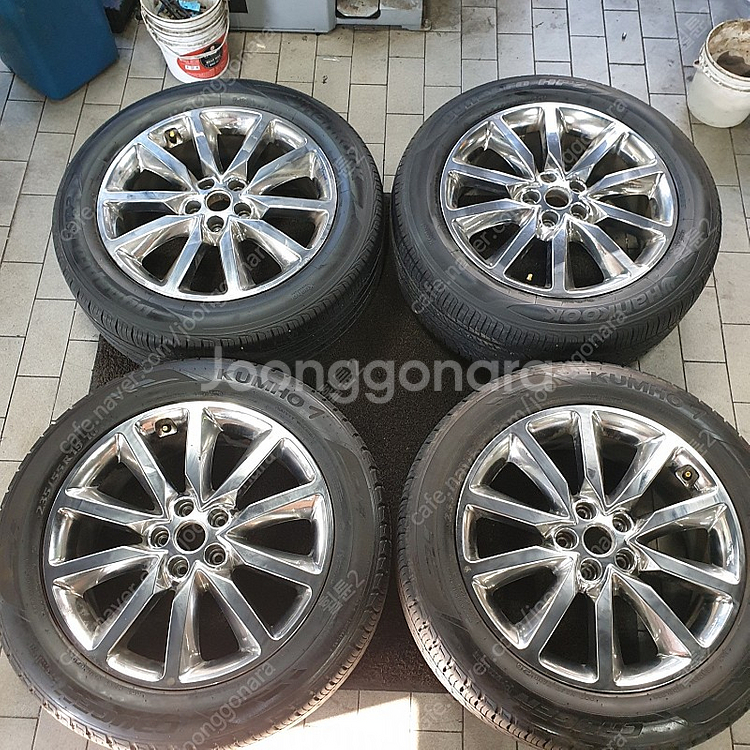 올뉴쏘렌토19인치 크롬중고휠타이어 판매 휠타이어 중고나라