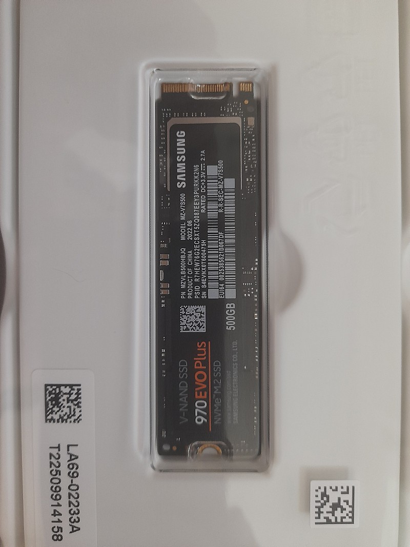 삼성 970 EVO plus 500GB m.2 | CPU/메인보드 | 중고나라