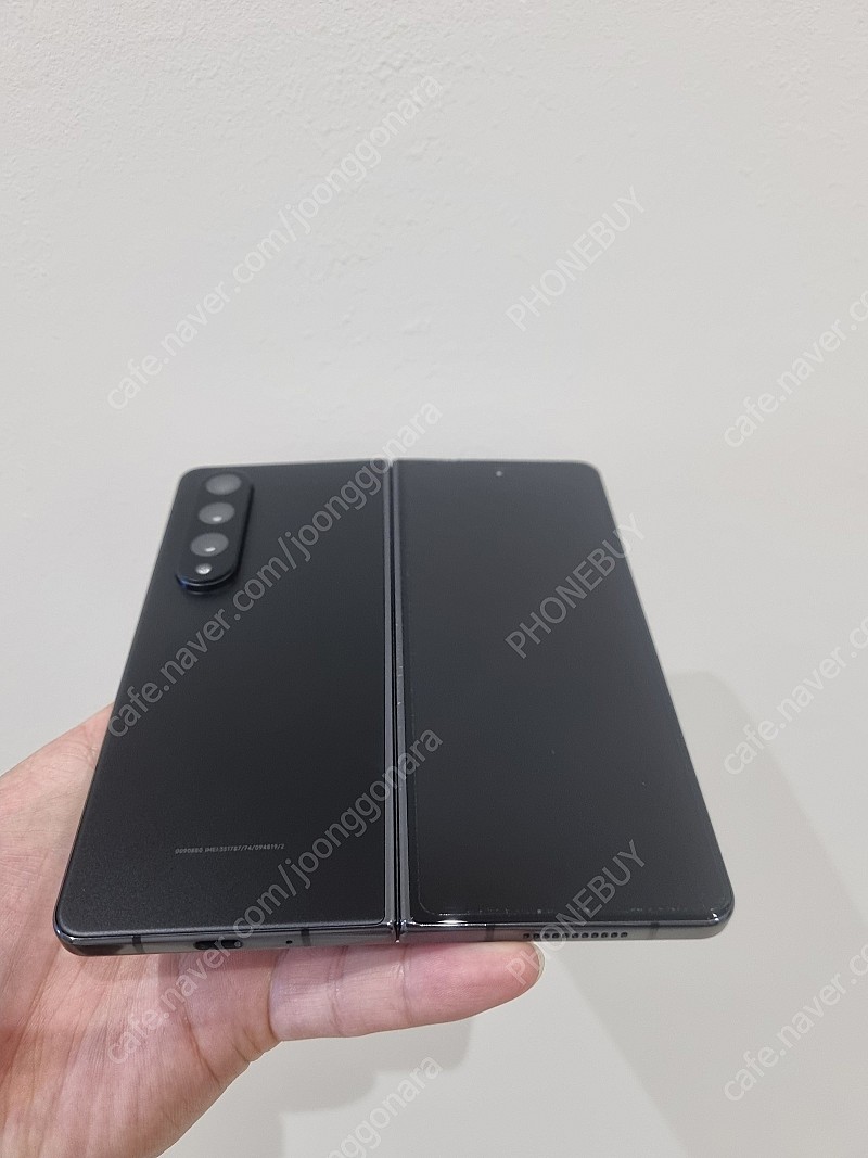 갤럭시Z폴드4 256G 블랙색상 S급 공기계 판매합니다... | 스마트폰 | 중고나라