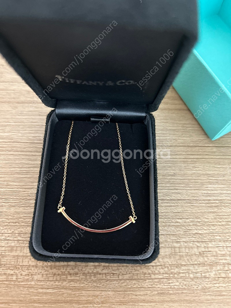 티파니앤코 스마일목걸이18k로즈골드 기타 수입명품 중고나라
