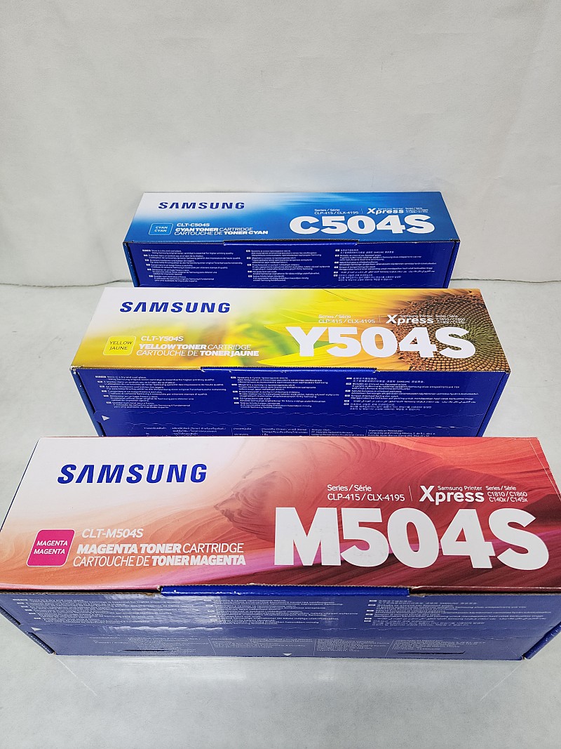삼성 CLT C504S Y504S M504S 정품 토너... | 키보드/마우스/스피커 | 중고나라