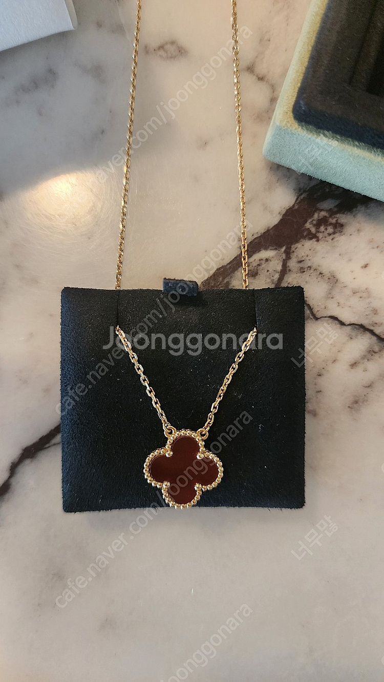 반클리프 알함브라 커넬리언 펜던트 | 반지/목걸이/귀걸이 | 중고나라