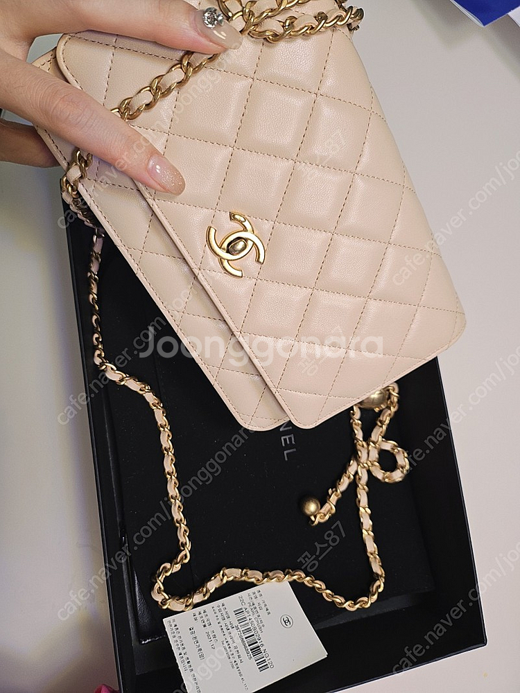 샤넬 램스킨 골든볼 핑크베이지AP1450 | 숄더백 | 중고나라