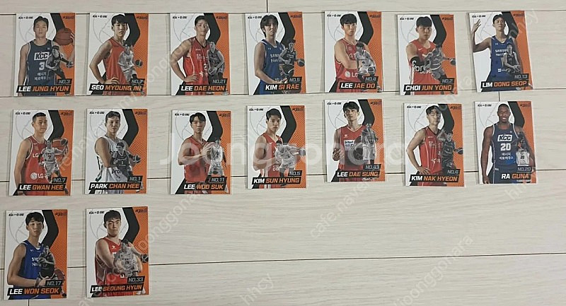 kbl 농구 21-22 올스타 카드 팔아요 | 기타 스포츠 | 중고나라