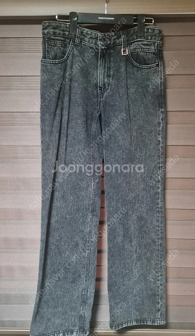[46]우영미 21fw 롱스트레이트 데님 흑청 | 남성의류 | 중고나라