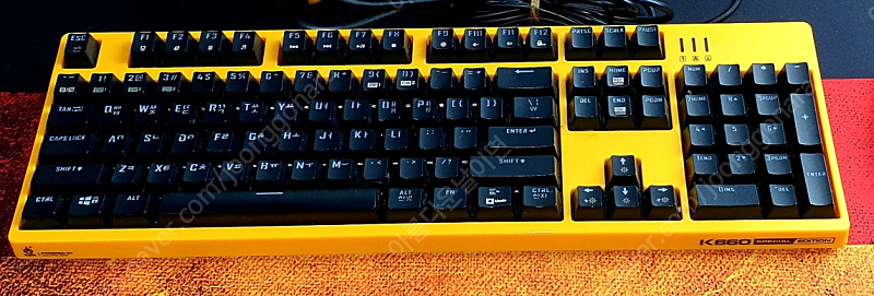 A급 완전방수 앱코 K660 스페셜에디션 엘로우 광축키... | CPU/메인보드 | 중고나라