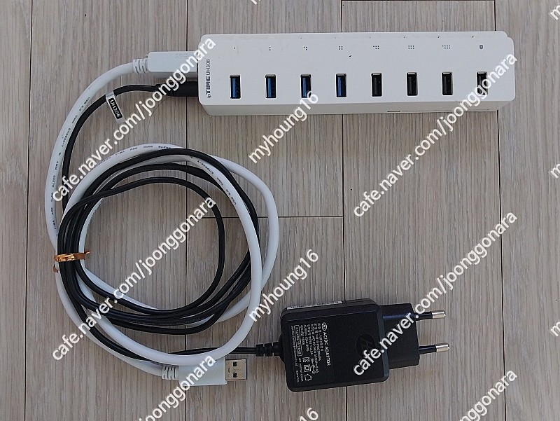 IPTIME UH308 8포트 유전원 허브 개별전원 팝... | 키보드/마우스/스피커 | 중고나라