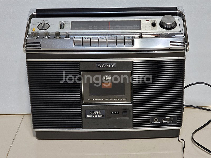 SONY 붐박스CF-580 | 예술작품/골동품/수집 | 중고나라
