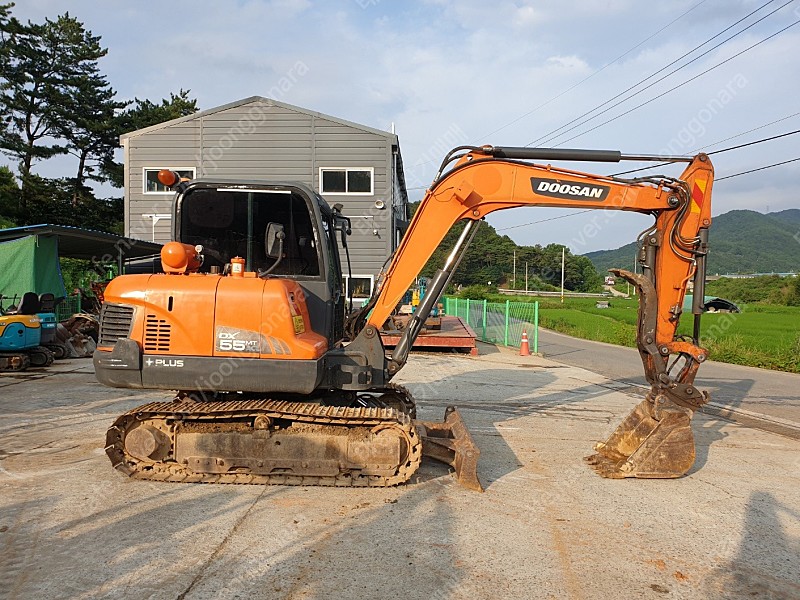 두산 02 DX55MT 코끼리집게 2014년식 중고굴삭... | 농기계/농업용공구 | 중고나라