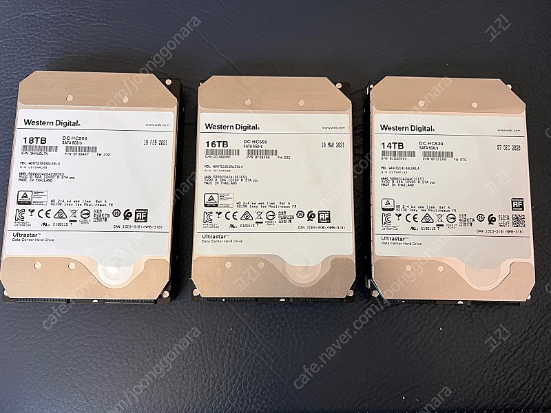 WD Ultrastar 14TB, 16TB, 18TB ... | HDD/SSD/ODD | 중고나라