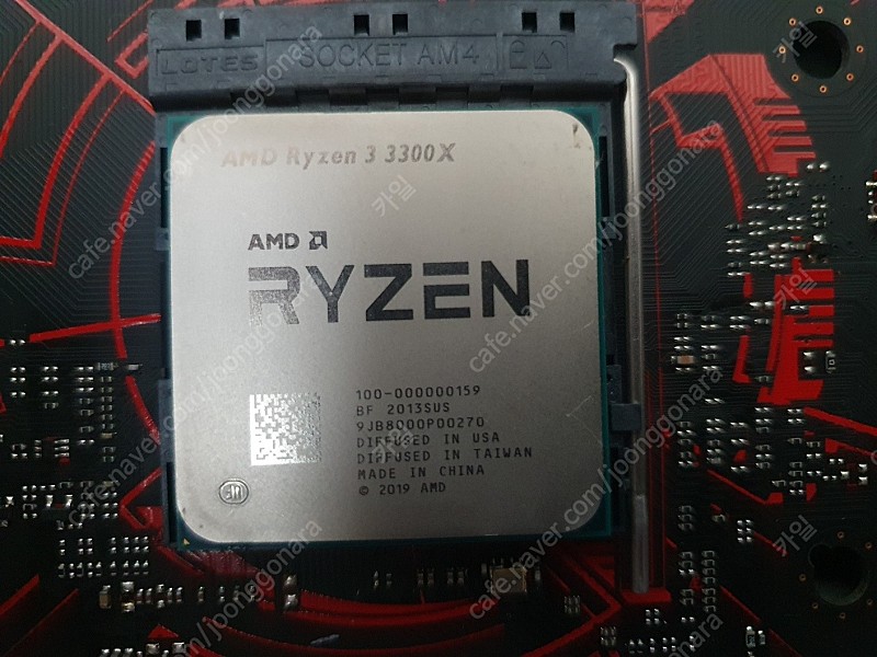 AMD RYZEN3 3300X + ASUS EX A32... | CPU/메인보드 | 중고나라