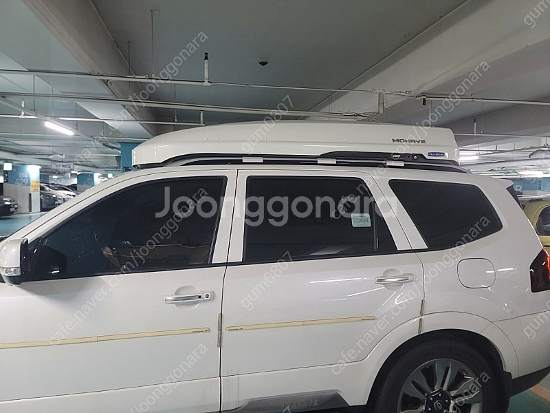 모하비 더마스터 고토 일체형 루프박스 루프케리어 휠타이어 중고나라