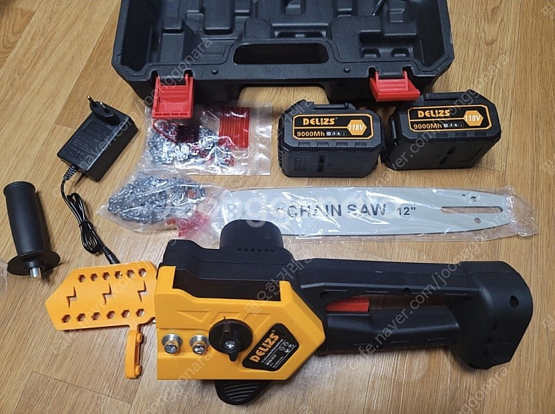 [새제품]118V무선전동 12인치 체인톱(배터리2개) | 드릴/전동공구 | 중고나라