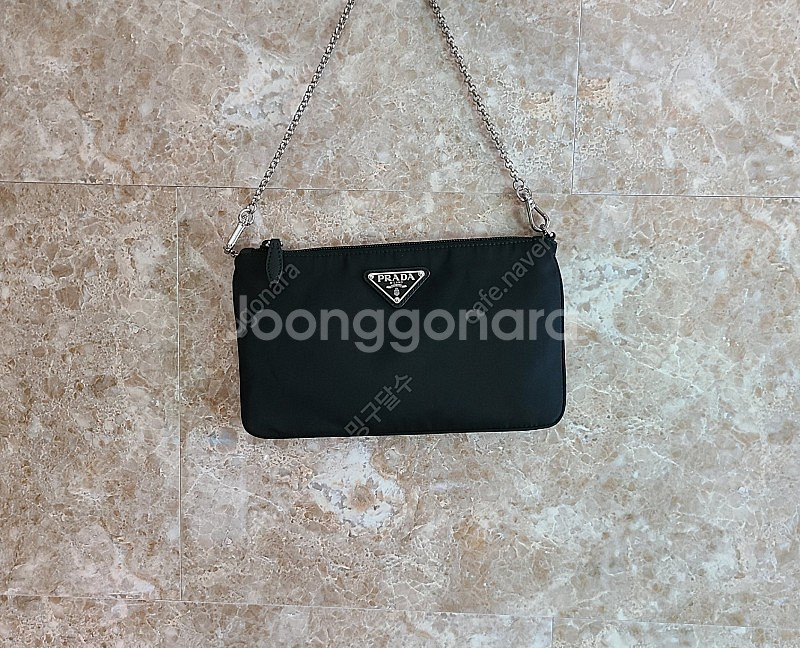 프라다 체인백 숄더백 나일론 테수토 호보백 명품가방 버 숄더백 중고나라