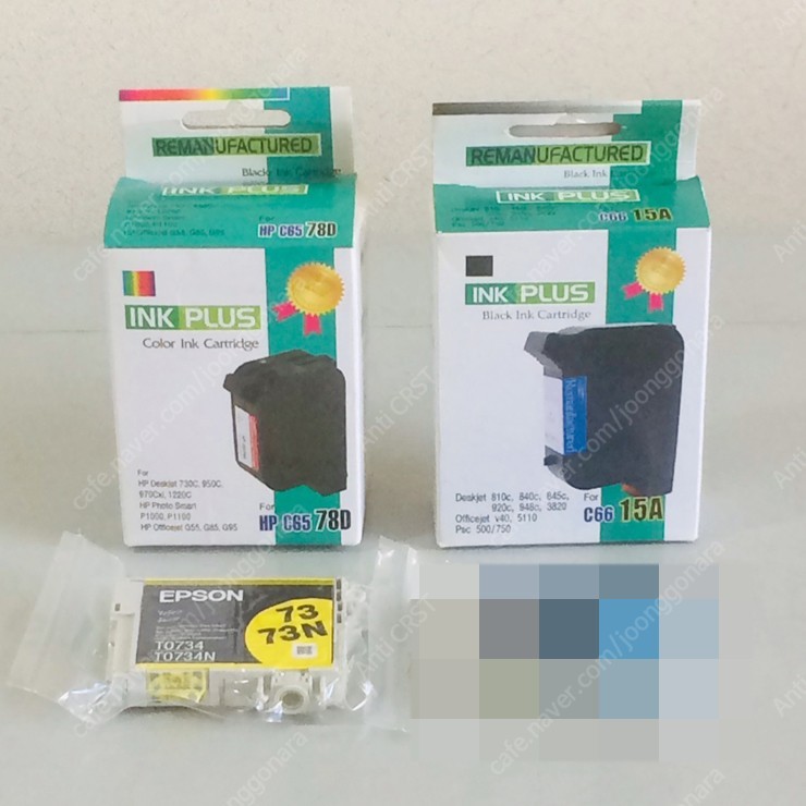 HP 호환잉크 2종(C65 78D, C66 15A), ... | 학생/서재/사무용가구 | 중고나라