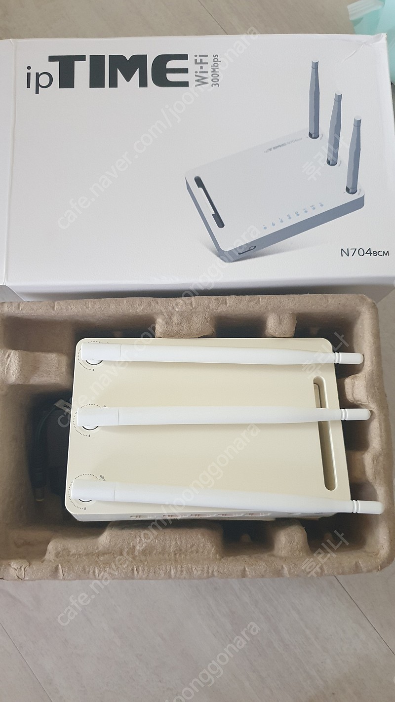 공유기 ipTIME N704BCM 판매합니다. 부산직거... | 키보드/마우스/스피커 | 중고나라