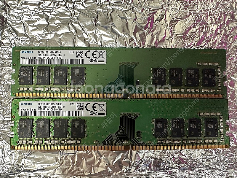 삼성램 DDR4 2666 8GB*2(16gb) 판매합니... | CPU/메인보드 | 중고나라