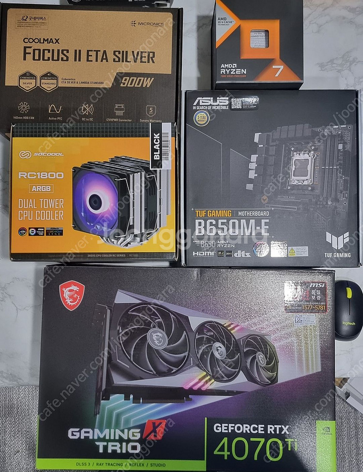 7800x3d, 4070ti, 32g램, ssd1tb ... | 데스크탑/본체 | 중고나라